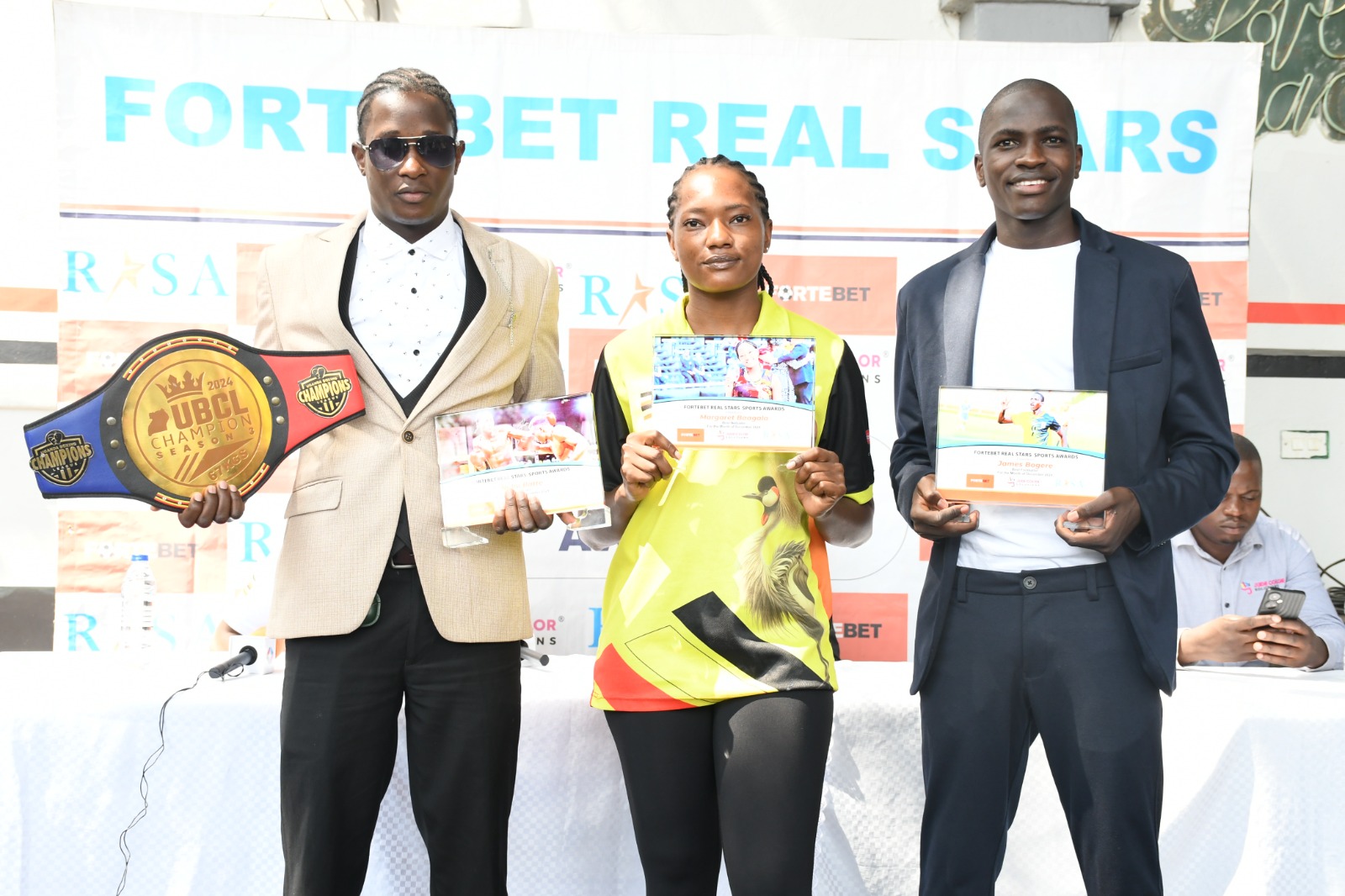Batte, Bogere and Baagala win Real Stars Sports Awards for December ...